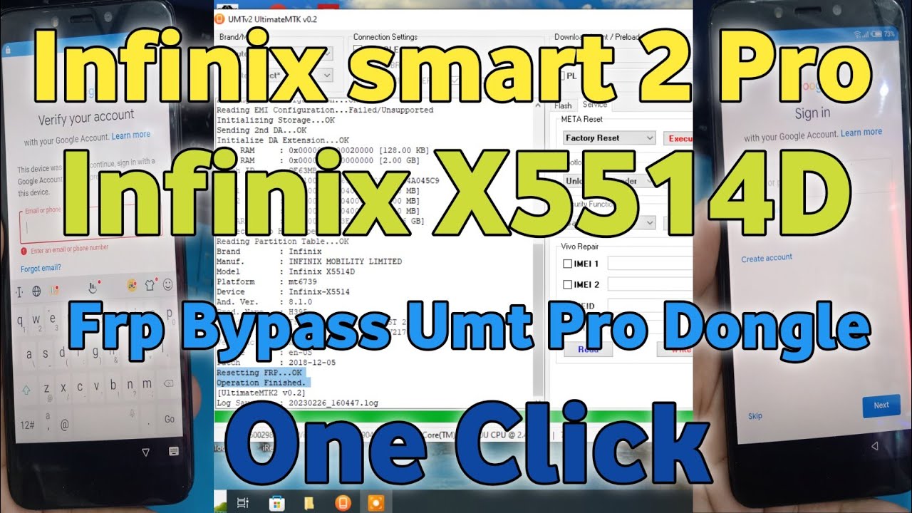 Infinix Smart 2 Pro Frp Bypass Click Umt By Ad Mobile Gsm Solution - YouTube