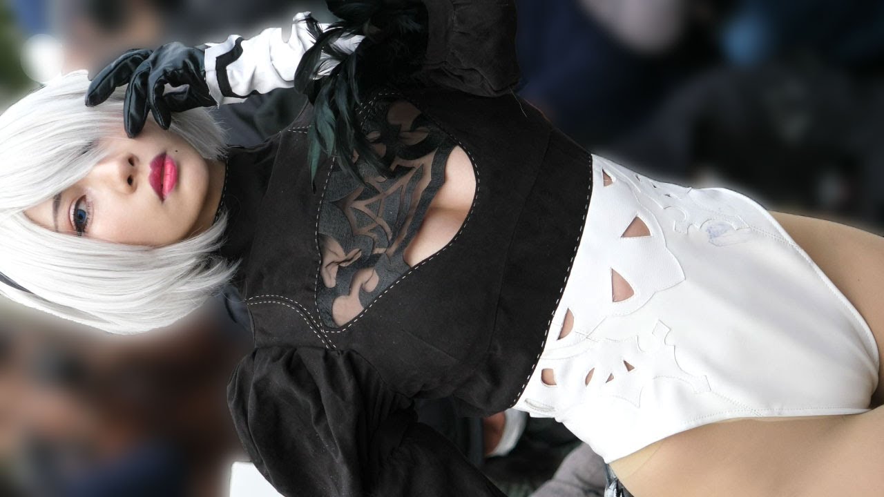 【Hane-Ame 雨波（@haneame_cos）】NieR: Automata（ニーアオートマタ）2B cosplay Comic Market コミケ コスプレ C97 - YouTube