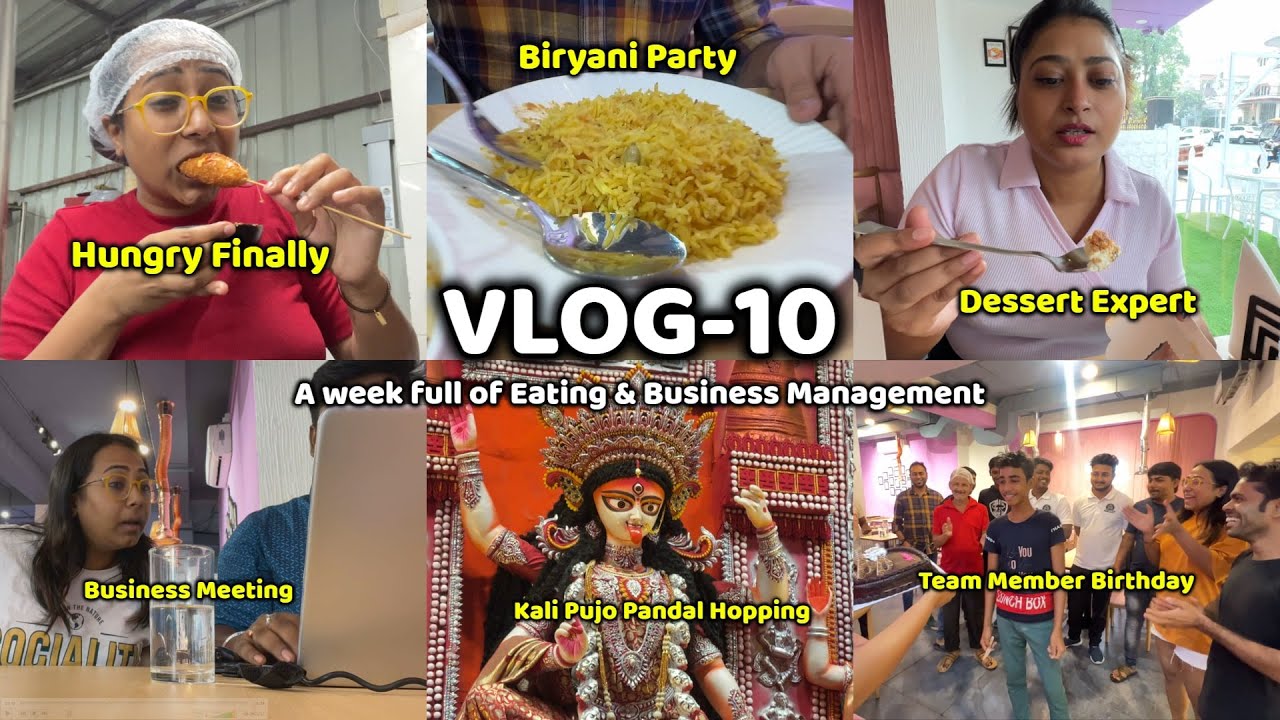 VLOG-10 "Finally Eating, Biryani Party, Birthday Celebration, Business ...