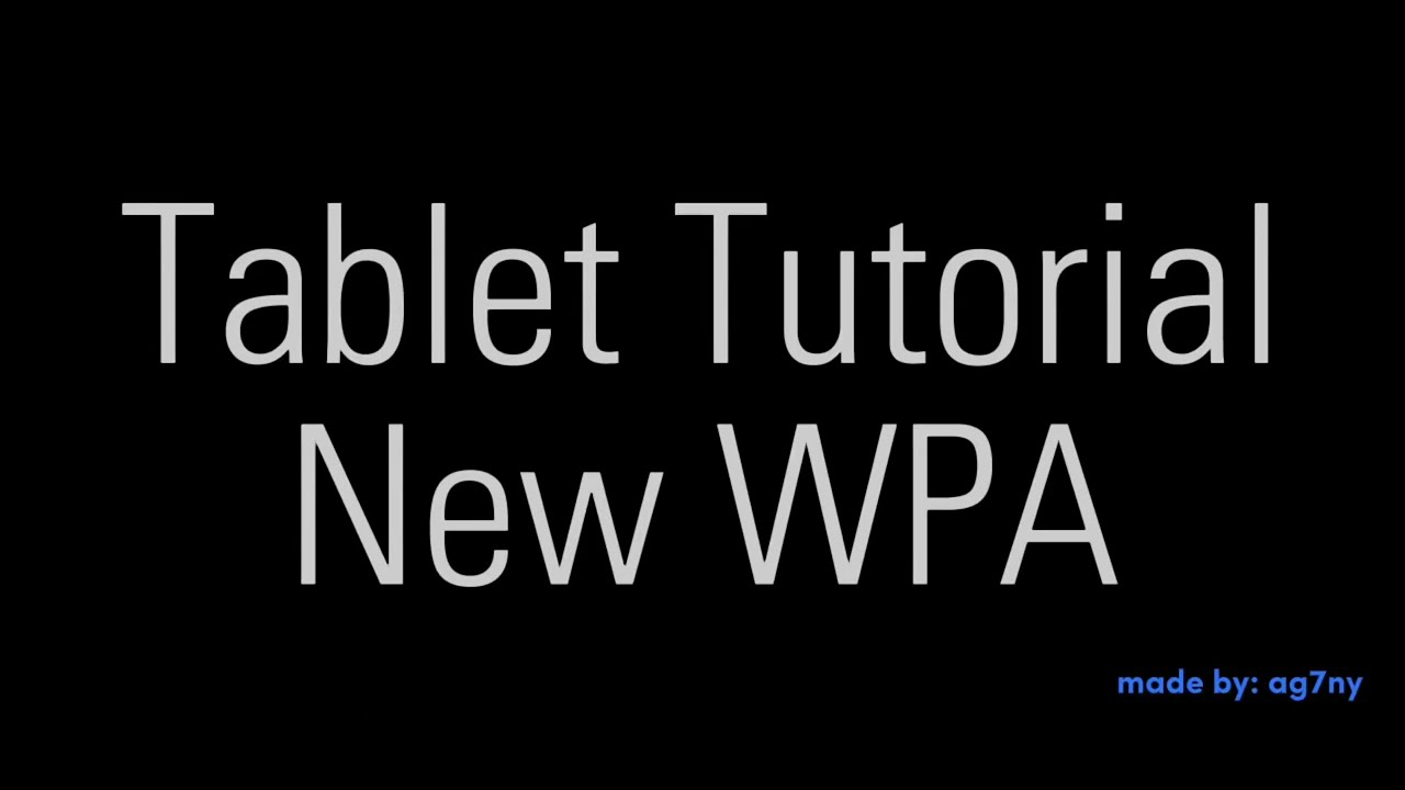 Tablet Tutorial | New tablet update! West Point Academy - YouTube