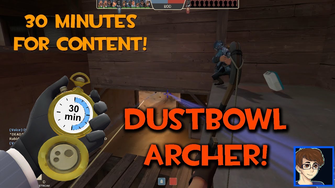 Dustbowl Archery! [30 Minutes for Content] TF2 - YouTube
