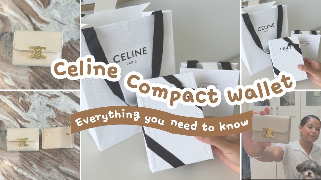 Celine Compact Wallet | Unboxing Celine - YouTube