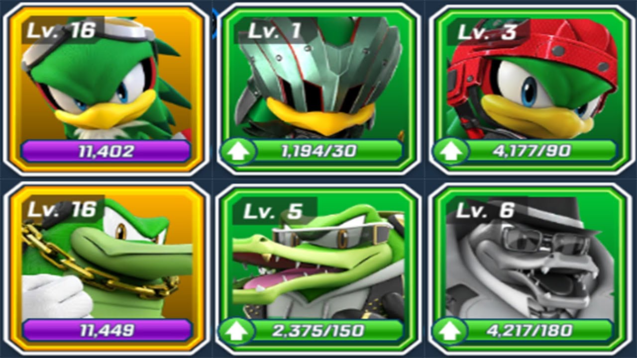 Sonic Forces - All Jet the Hawk Runners vs All Vector the Crocodile ...