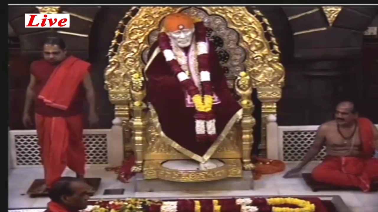 Shirdi Sai Baba Live Darshan of - YouTube