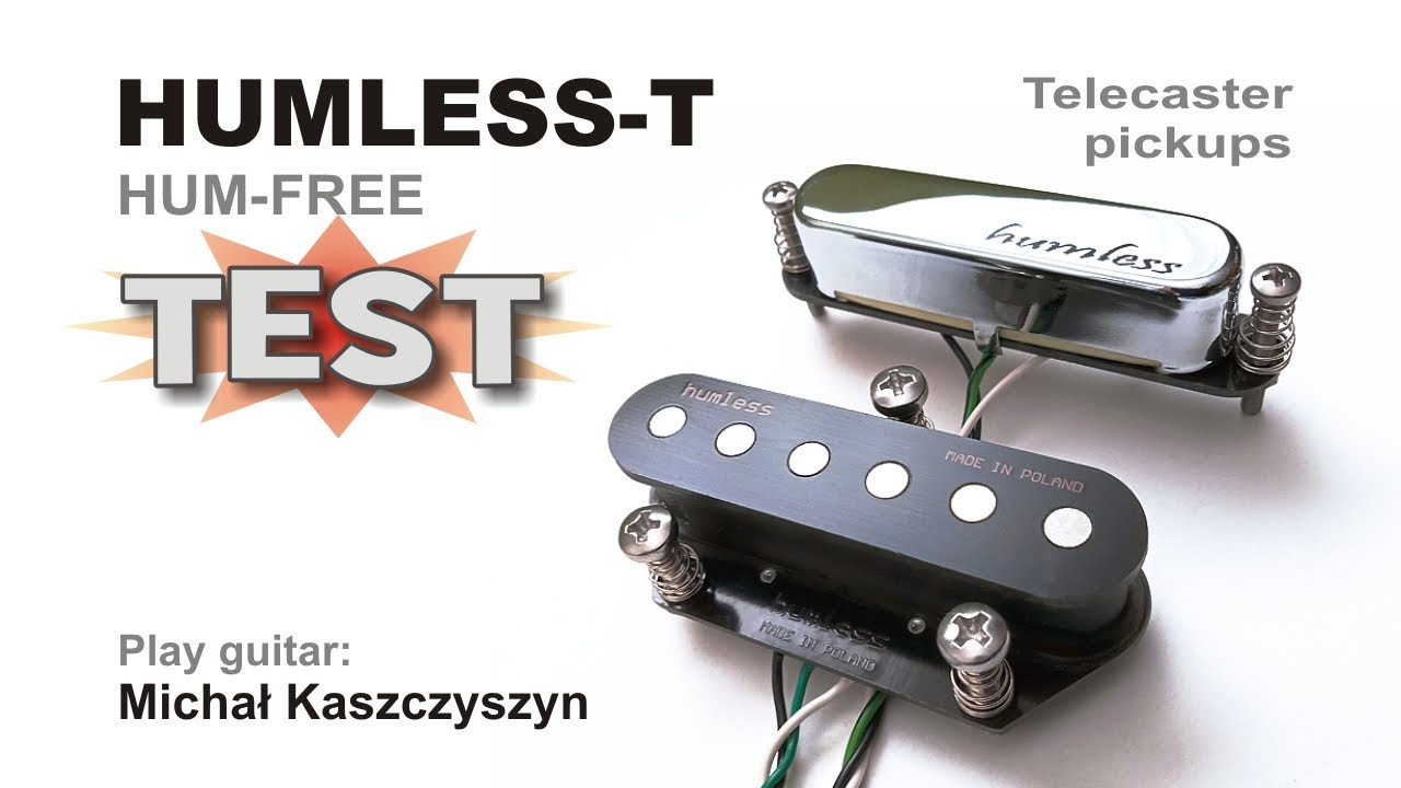 HUMLESS T - Telecaster Pickups TEST - YouTube