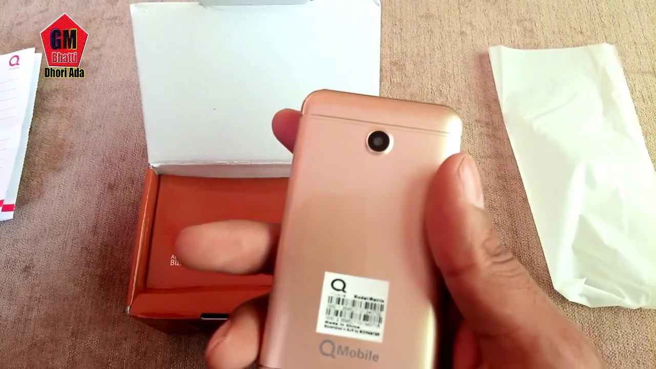 Q Mobile Matrix Card Phone Unboxing Slim Mobile Color Gold Price Only ...