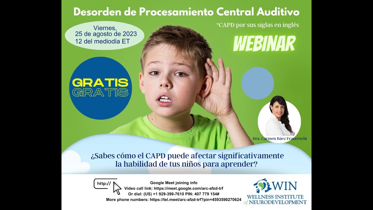 CAPD WEBINAR with Dr. Baez Franceschi | ESPAÑOL - YouTube