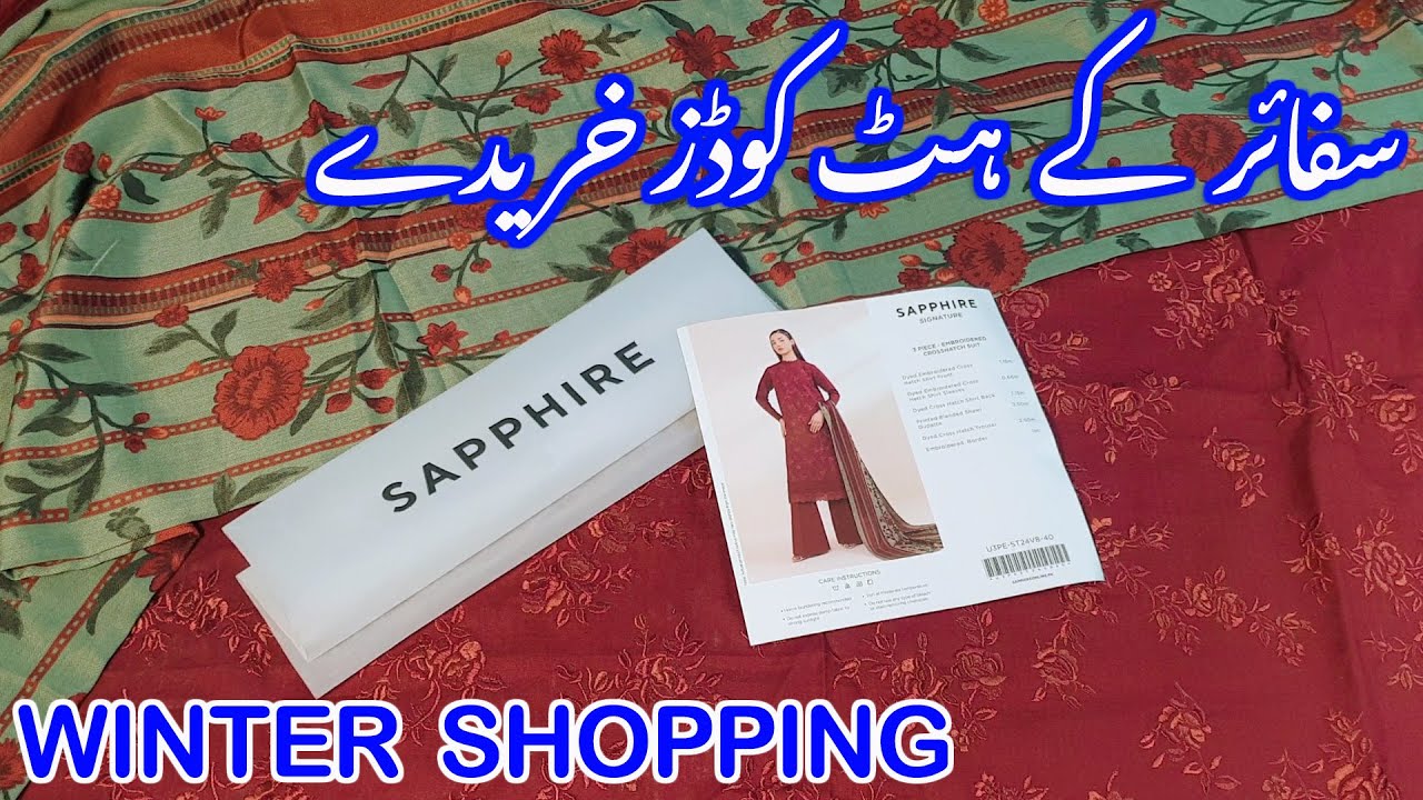Sapphire Winter Vol.3 / Sapphire Shopping Haul / Details With Prices # ...