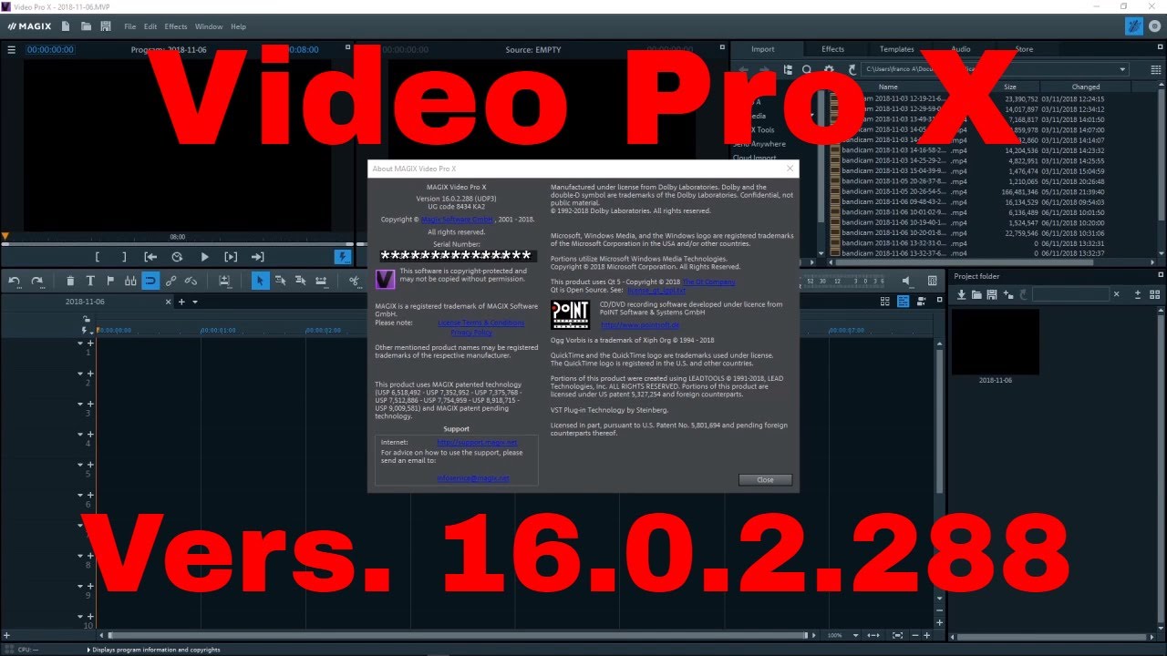 Upgrade MAGIX Video Pro X - YouTube