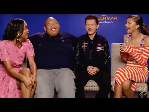 Watch Z Interview Her Spider-Man Co-Stars