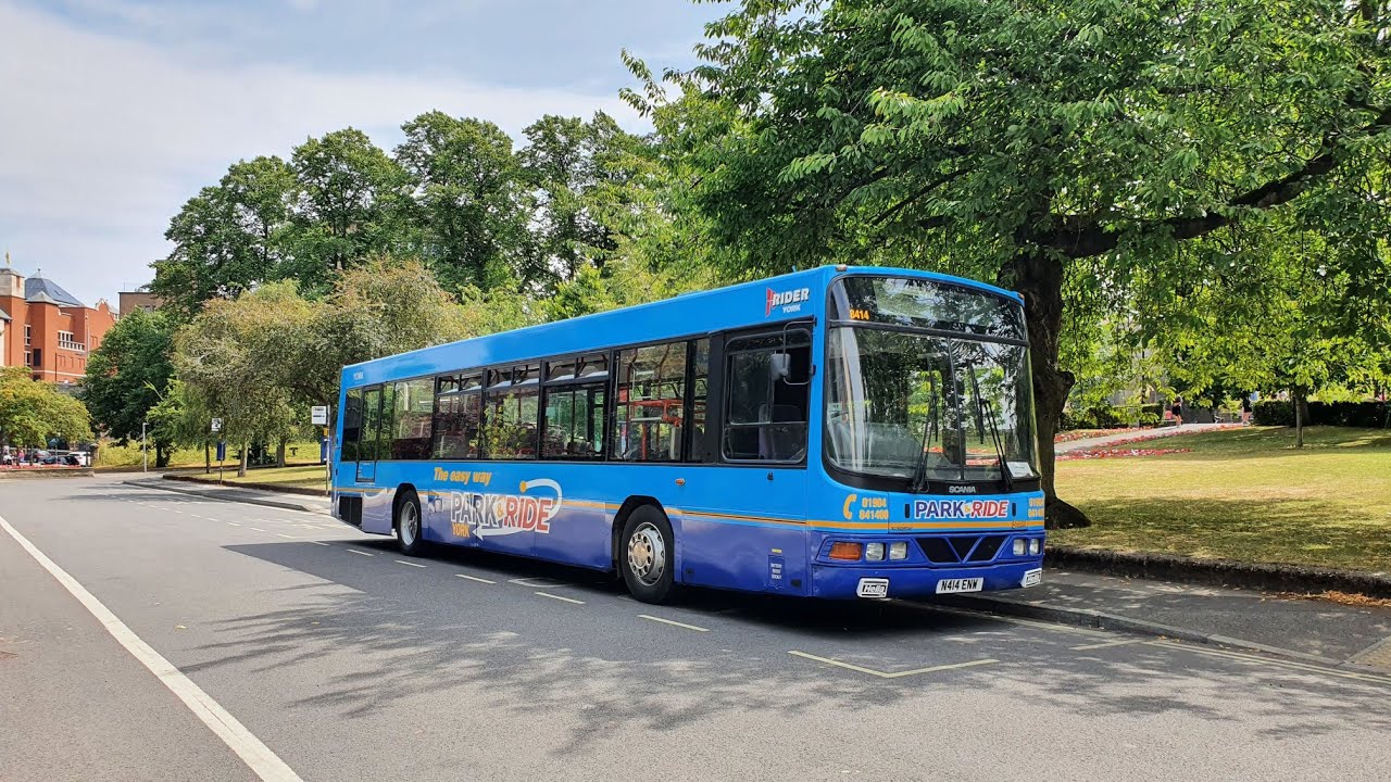 RAPID!! Preserved Rider York Scania L113CRL/Wright Axcess Ultralow 8414 ...