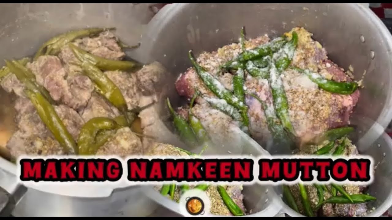 Making Namkeen Mutton🥘 - YouTube