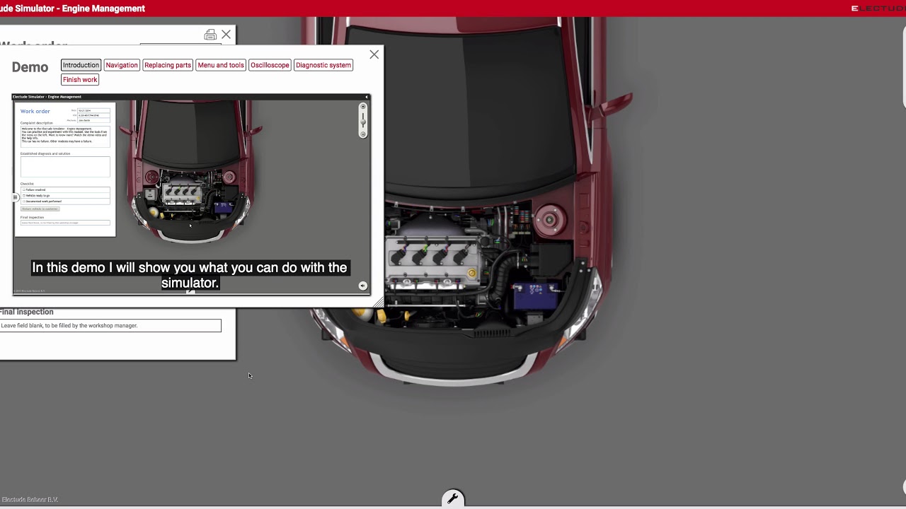 Electude - Tutorial: Start a selected simulator and view the tutorial ...
