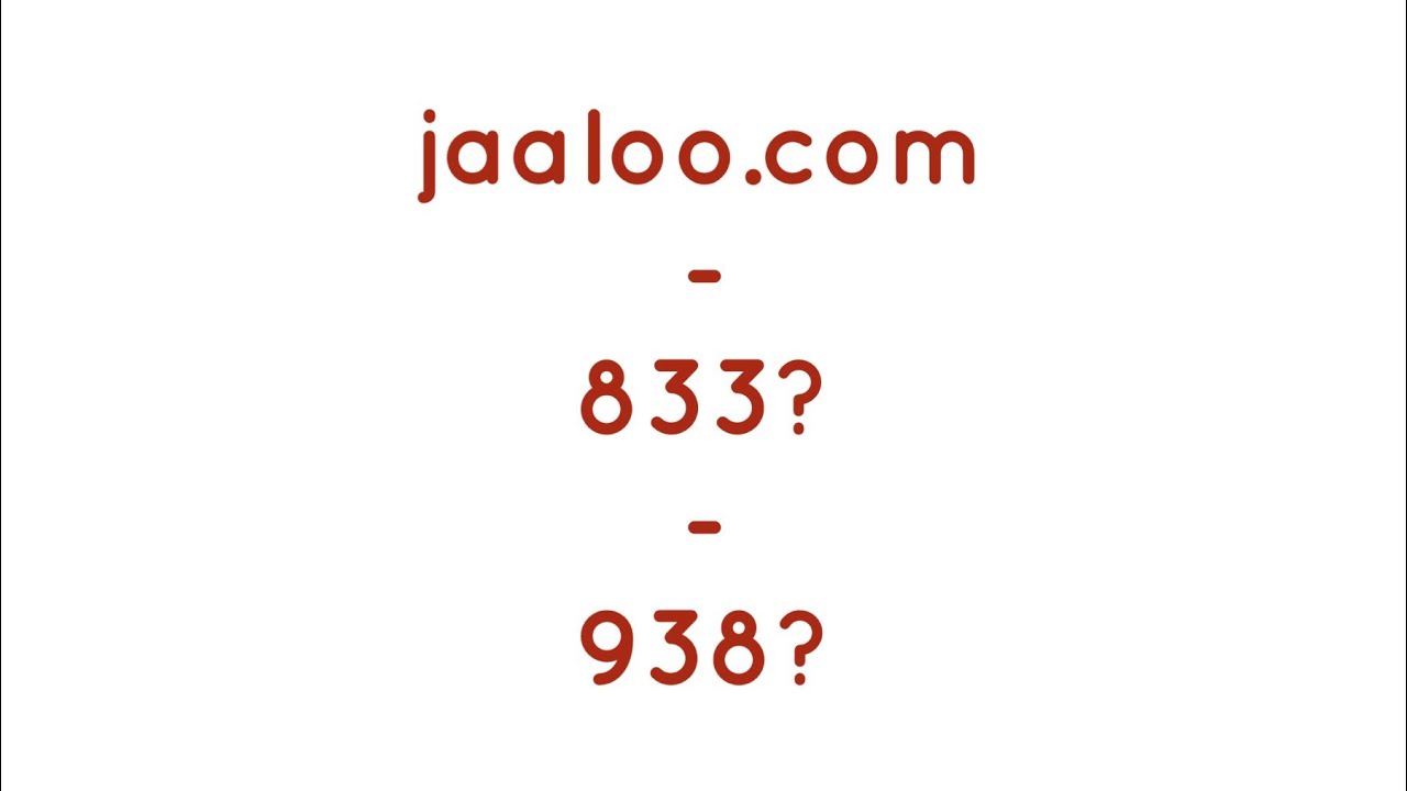 jaaloo 833 938 demonstration jaaloo.com #jaaloo #mrjaaloo # ...