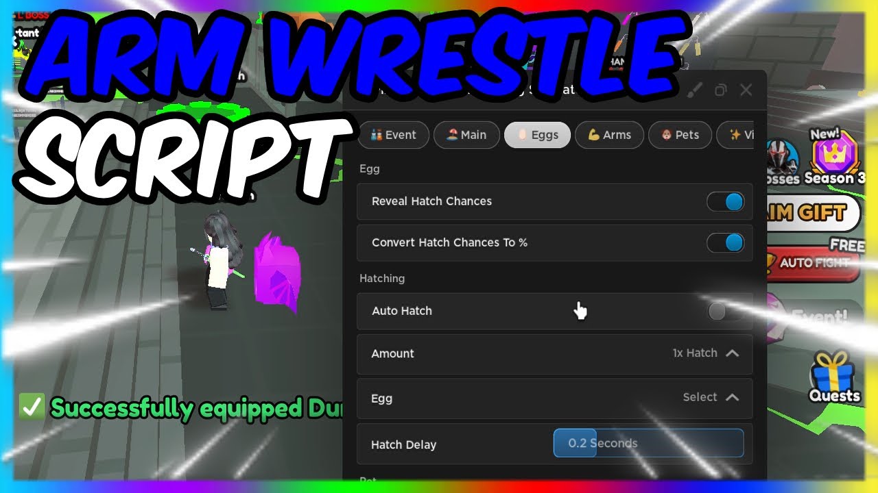 [Updated] 💪 Roblox Arm Wrestle Simulator Script / Hack 💪 (Autofarm ...