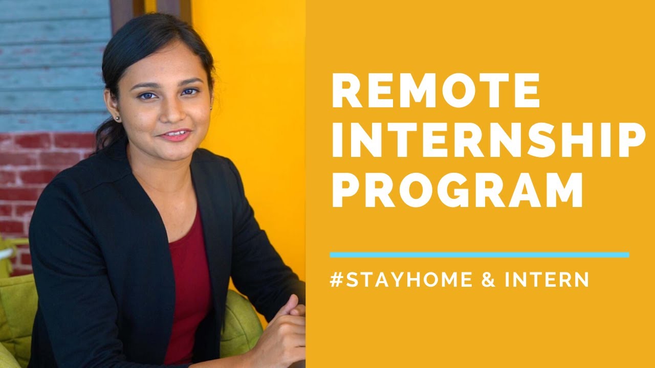 Remote Internship Program - SmartInternz - YouTube