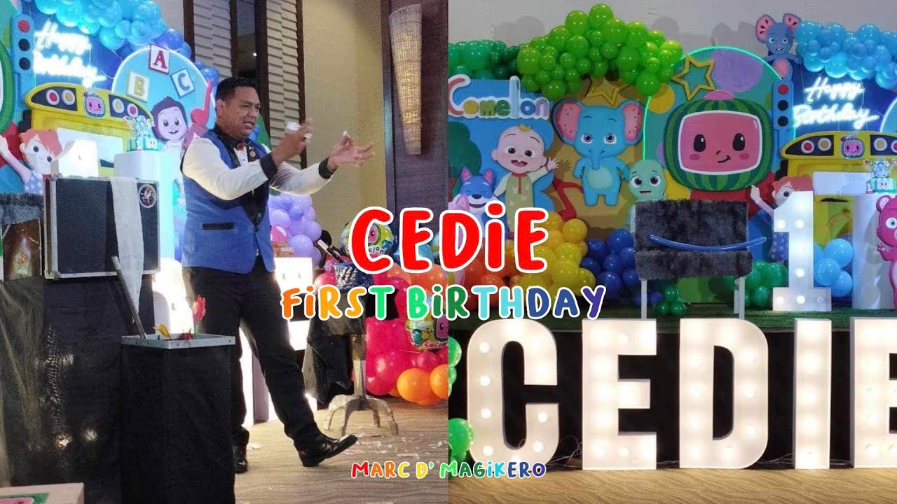 Cedie's 1st Birthday - YouTube