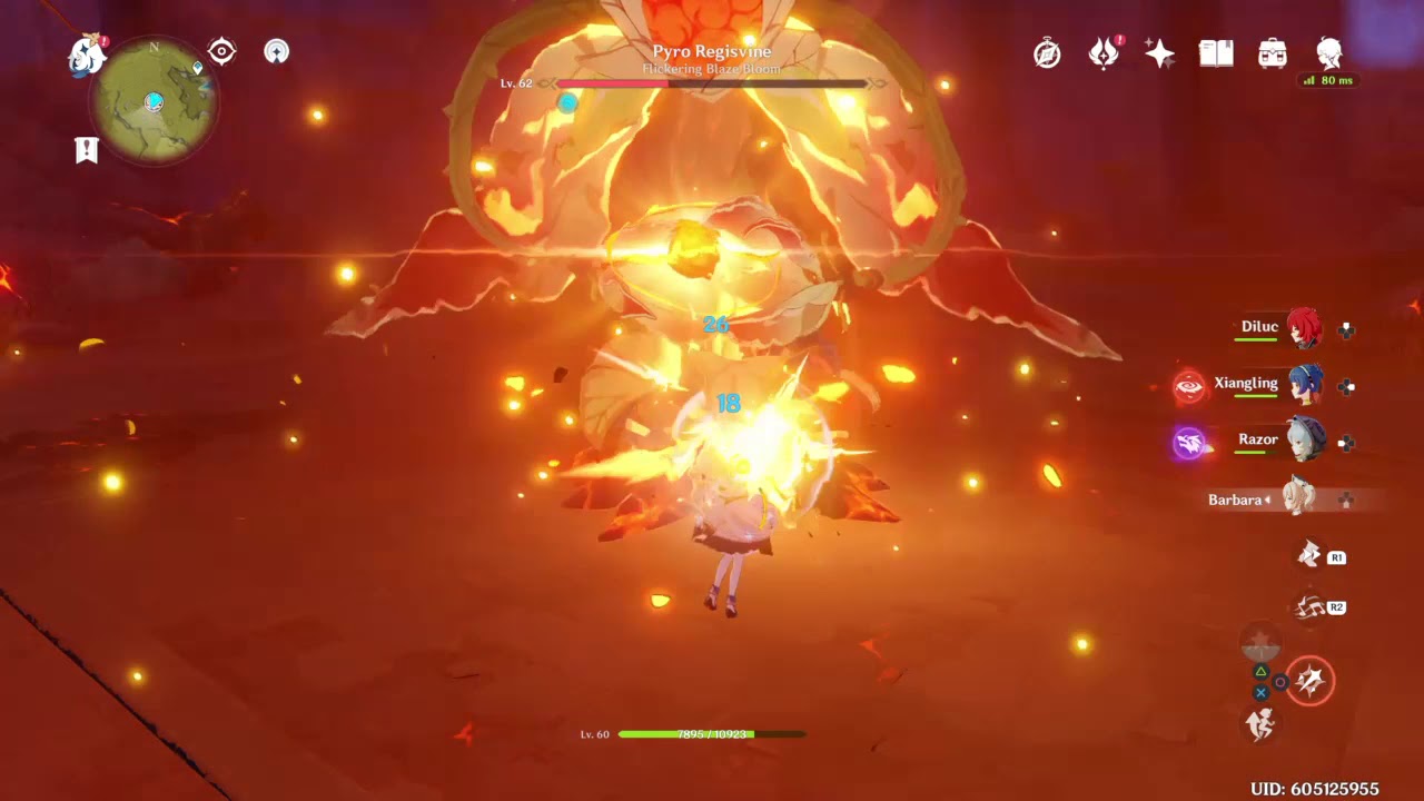 Genshin Impact_fire regisvine - YouTube
