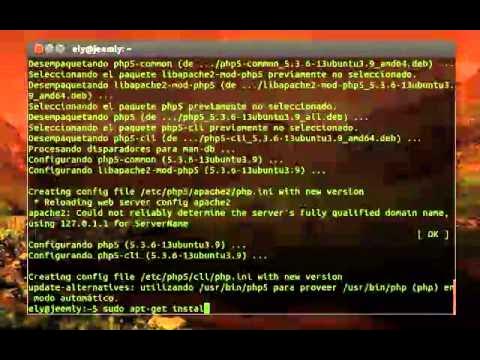 Instalación de Apache2, Php5 y Postgresql en Ubuntu - YouTube