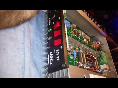 RM Italy KL-503 1 Driving 8 Mosfet Amp Repair - YouTube