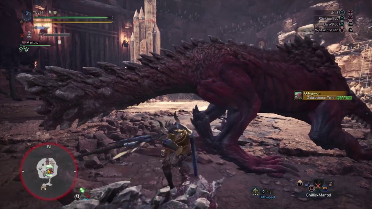 Monster Hunter: World ODOGARON LongSword - YouTube