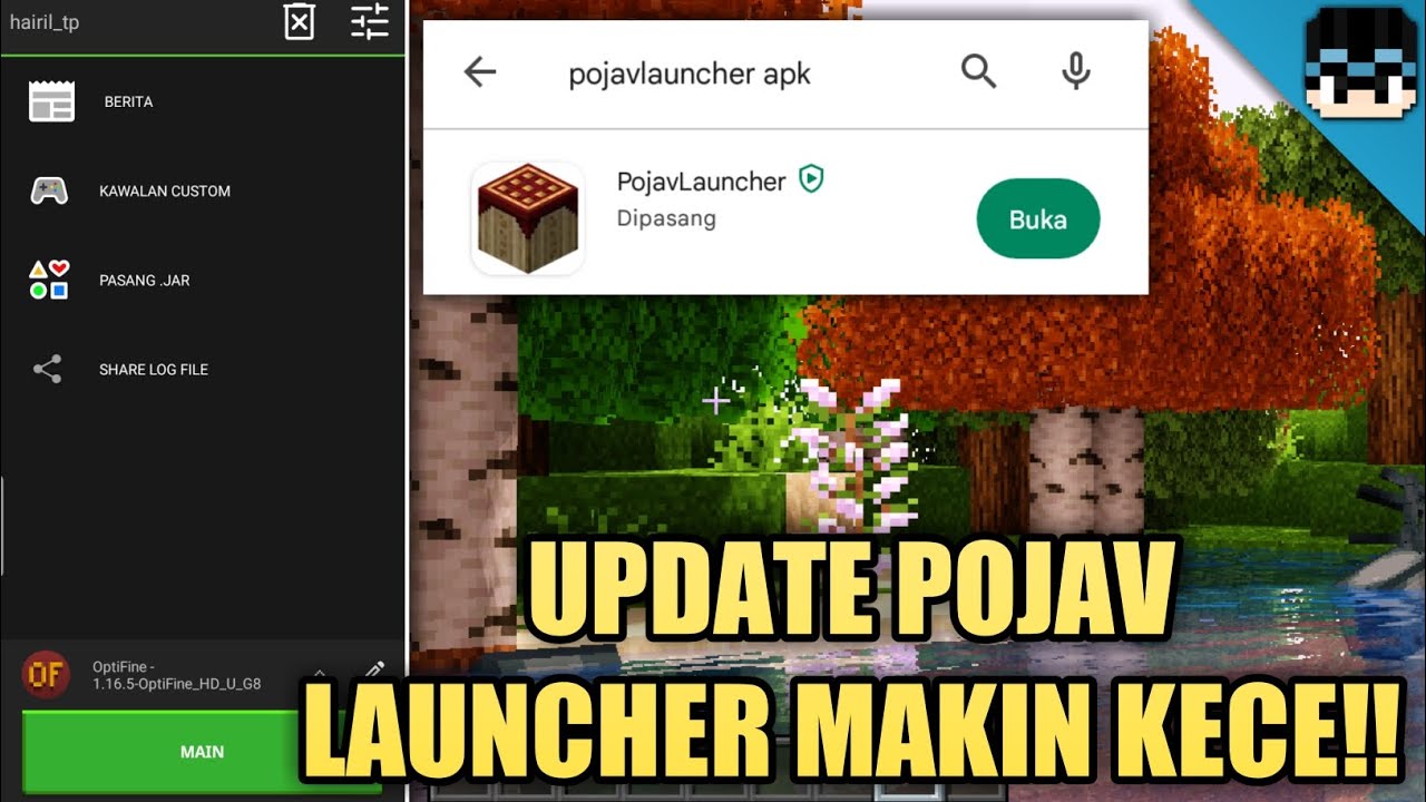 pojav launcher udah ada di play store? review update (pojav launcher ...