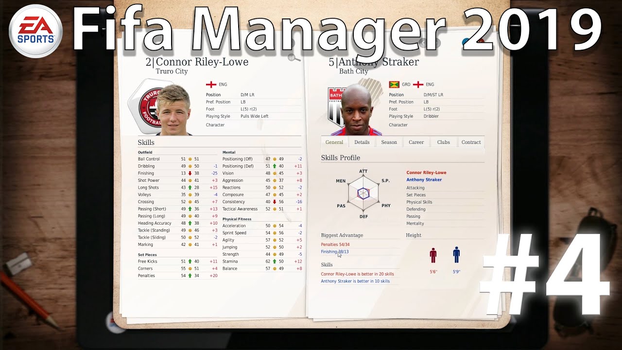 Fifa Manager 19 (Modded Fifa Manager 13) | EP4 - No commentary ...