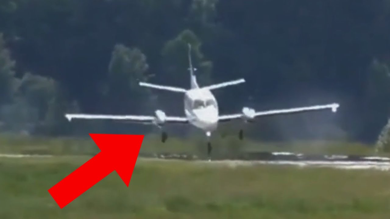 Terrible Landing Nearly Causes Crash - Daily dose of aviation - YouTube