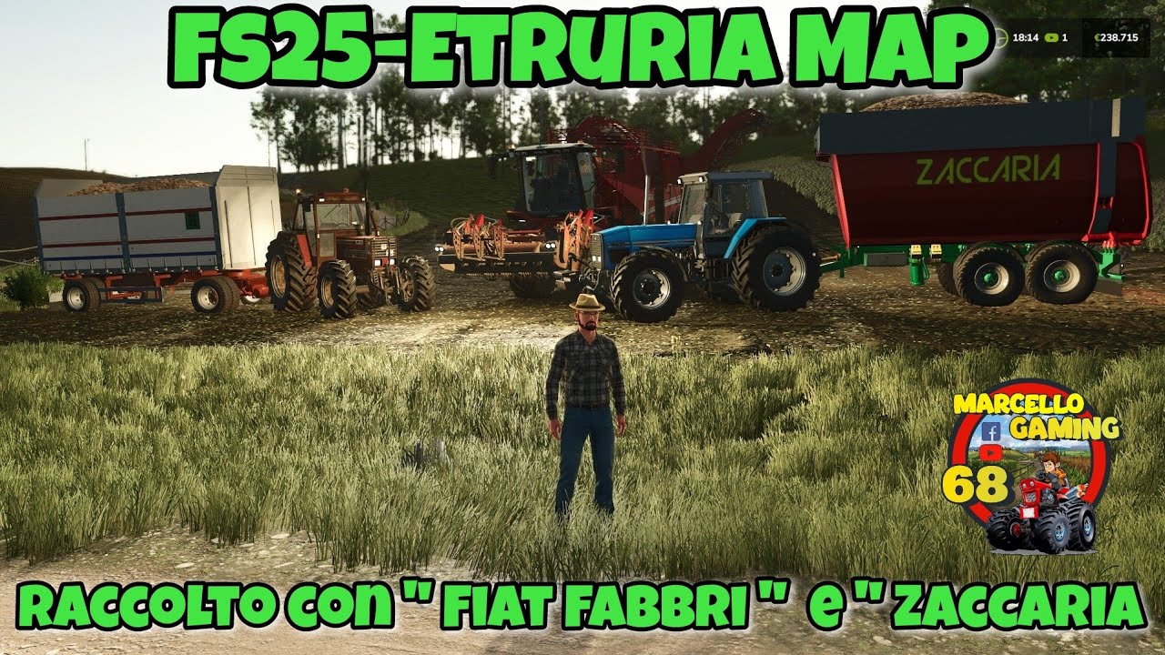 Fs25 " Etruria Map " Per le Barbabietole "Fiat Fabbri o Zaccaria" ?? Ep ...