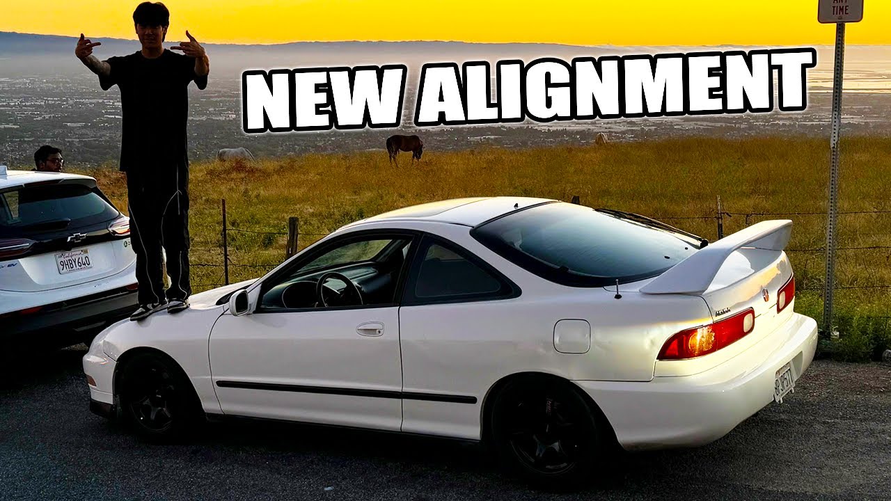 Testing My New Alignment Out! | K Swapped Integra - YouTube