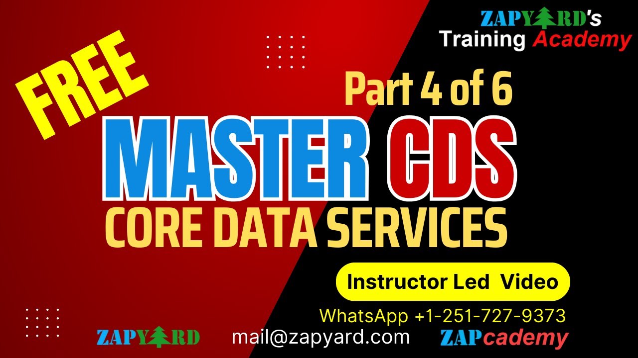FREE Video 4 of 6 - Master CDS | SAP ABAP Core Data Services Free SAP ...