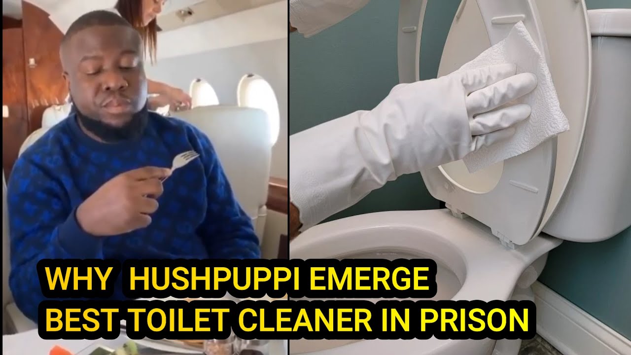 Hushpuppi has emerged the “Best Bathroom Cleaner” in prison - YouTube