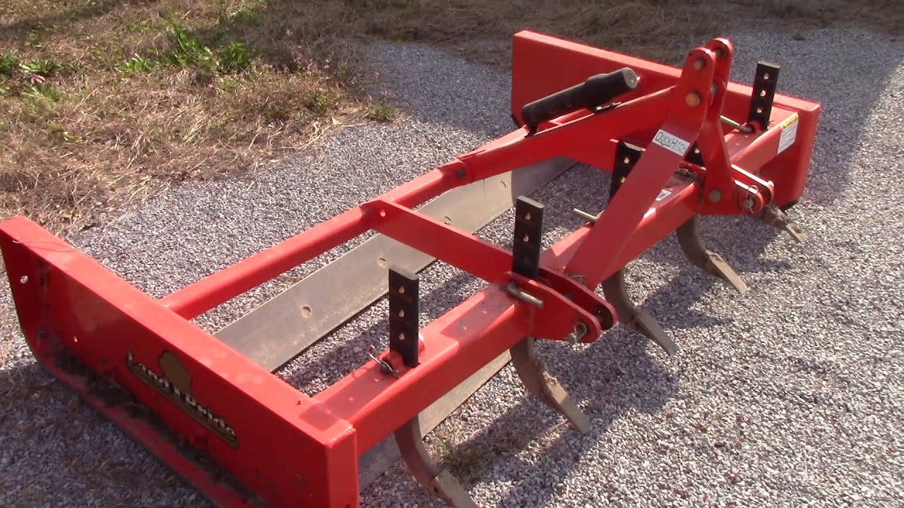 John Deere 5075E+Land Pride Land Planer - YouTube