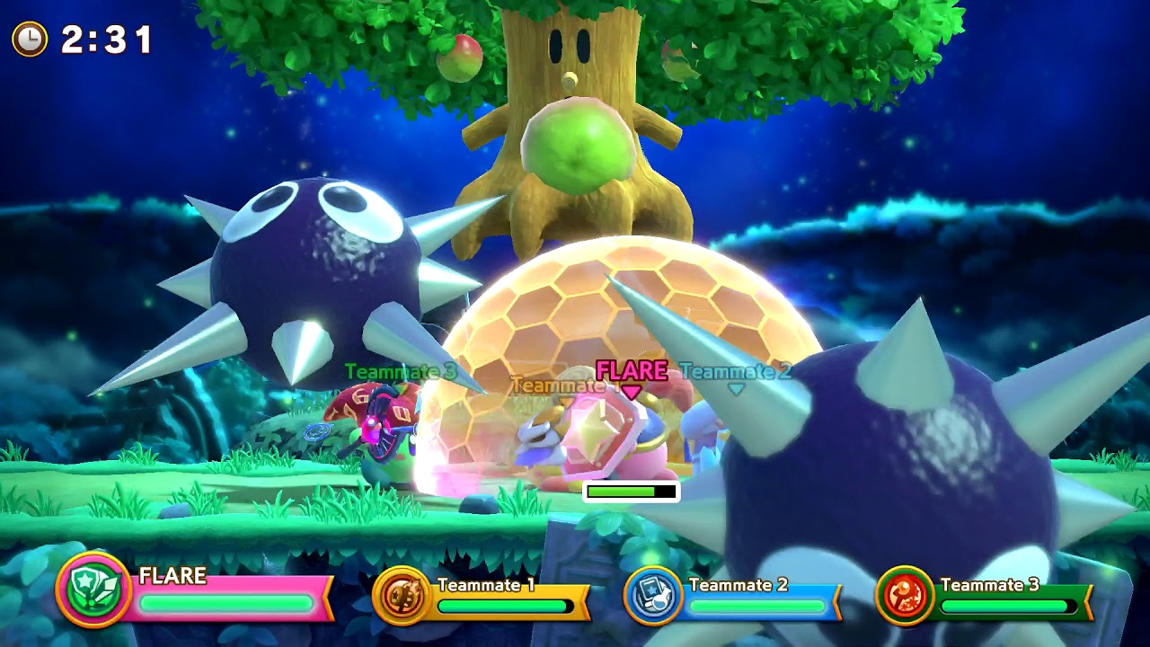 Super Kirby Clash Whispy Woods(Tougher)Boss Fight - YouTube
