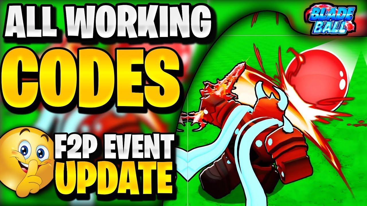 🔥*NEW* ALL WORKING F2P EVENT UPDATE CODES FOR BLADE BALL | ROBLOX BLADE ...