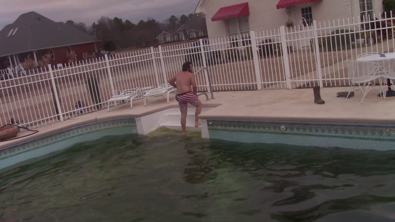 FREEZING POOL CHALLENGE!!!! - YouTube