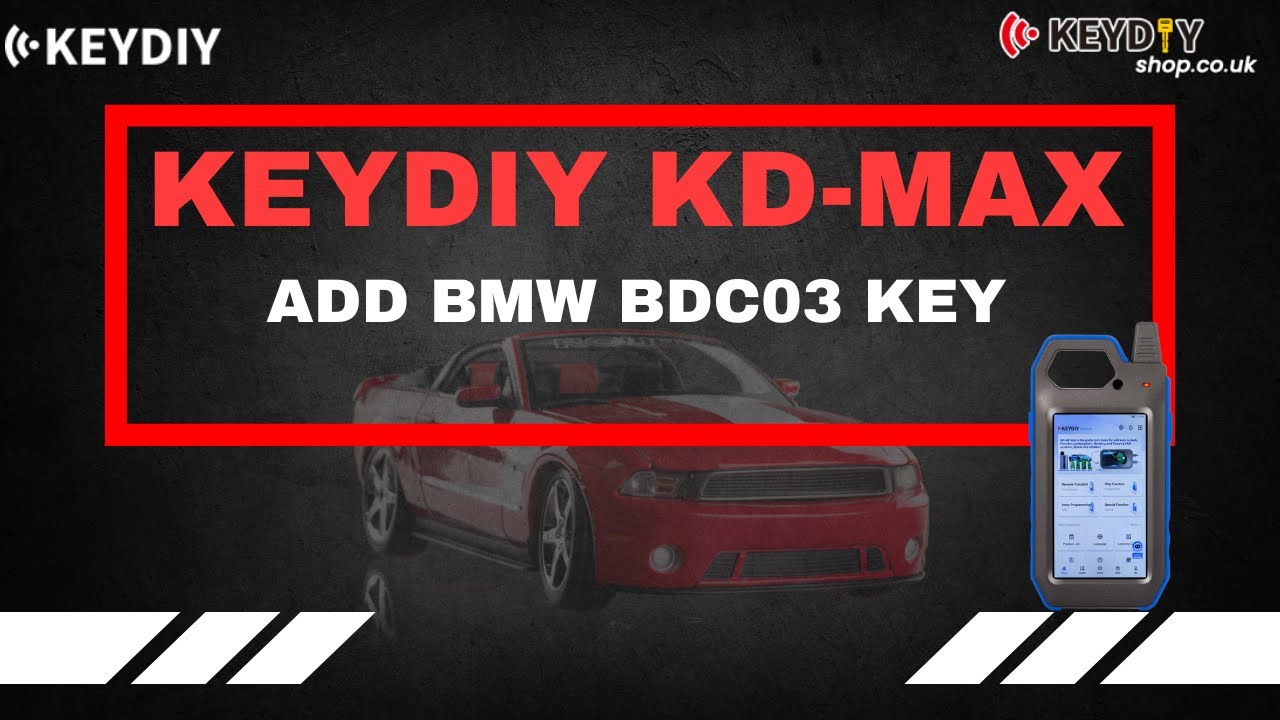 How to use KEYDIY KD-MAX add BMW BDCЗ Key #keydiy #locksmith - YouTube