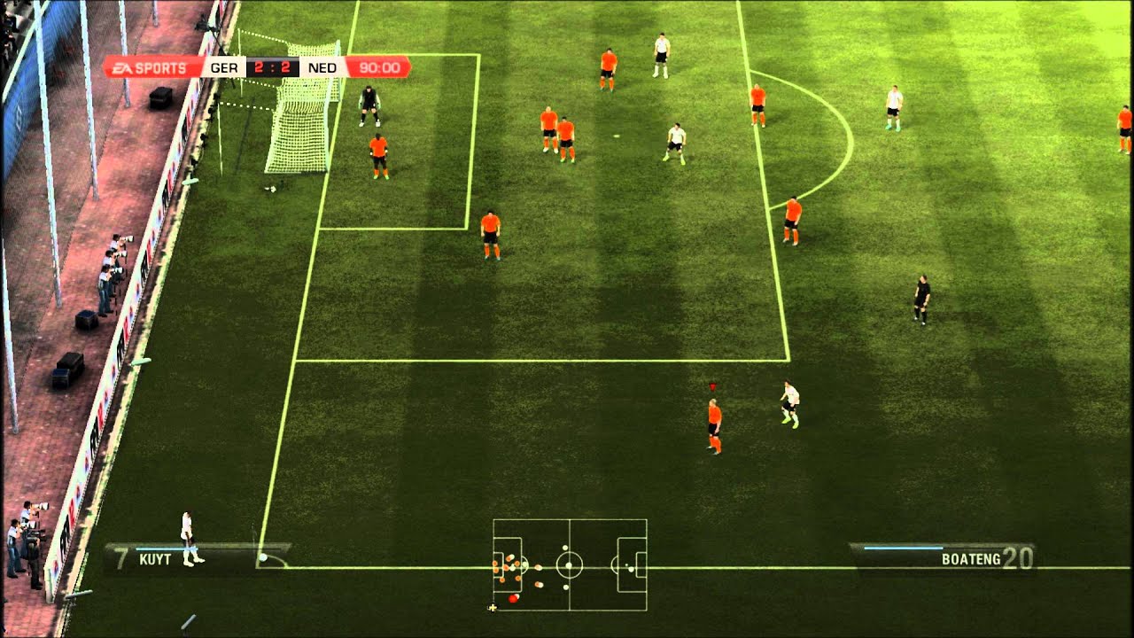 FIFA 12 PC Gameplay Challenge Germany Vs Netherlands Part 3/3 - YouTube