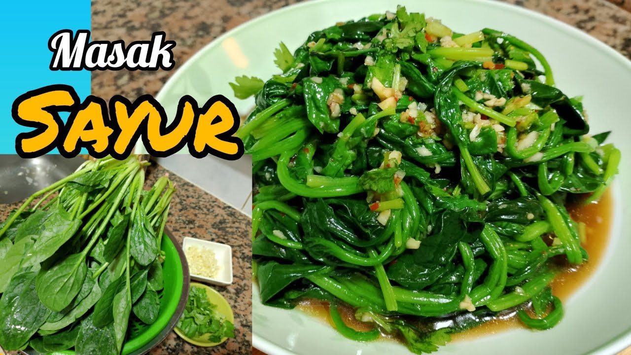 Masak Sayur Po Choi || Salad Sayur ⁉️ Menu Harian Di Hongkong !!! - YouTube