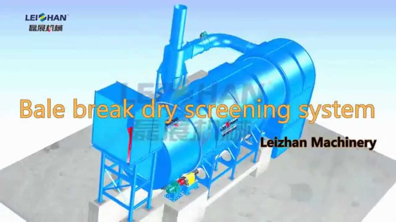 Waste Paper Bale Breaker, Bale Opener In Paper Making, Bale Unpacker ...