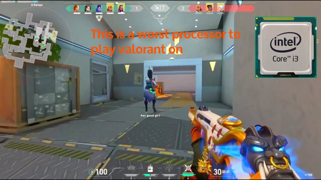 Playing on the worst intel processor - YouTube