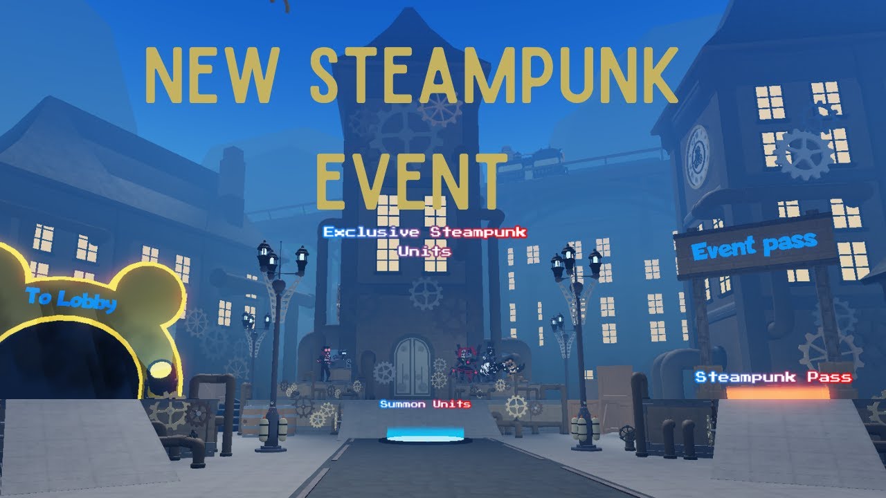 New Steampunk Event Update 23 Fnaf Td - YouTube