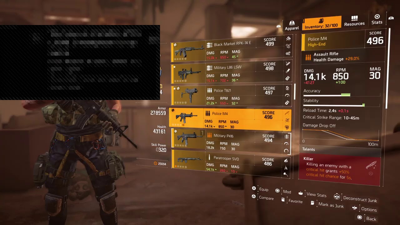 Division 2 AR high armor damage Build - YouTube