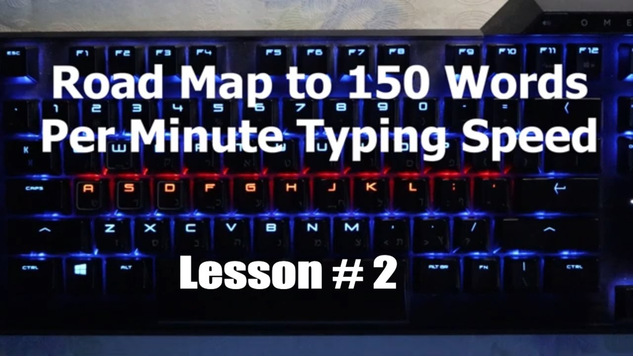 Learn English Typing in 10 Classes Lesson # 2 | Learn Touch Typing ...