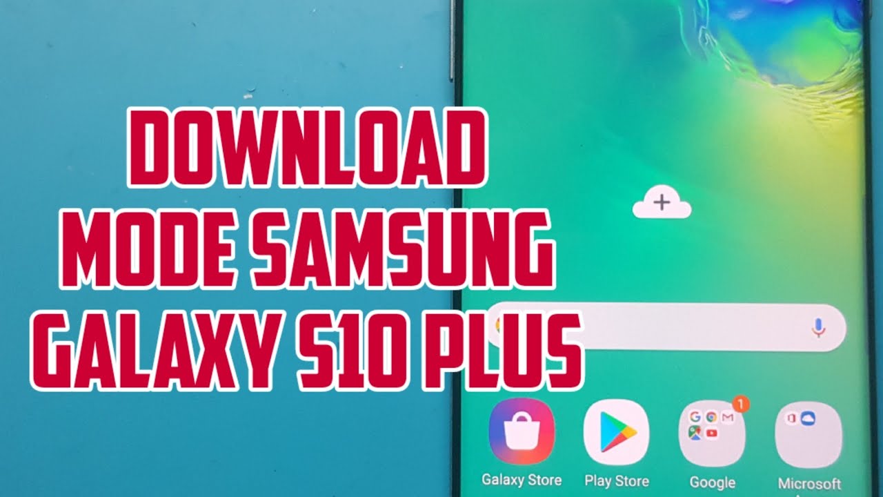 SAMSUNG S10 PLUS DOWNLOAD MODE - YouTube