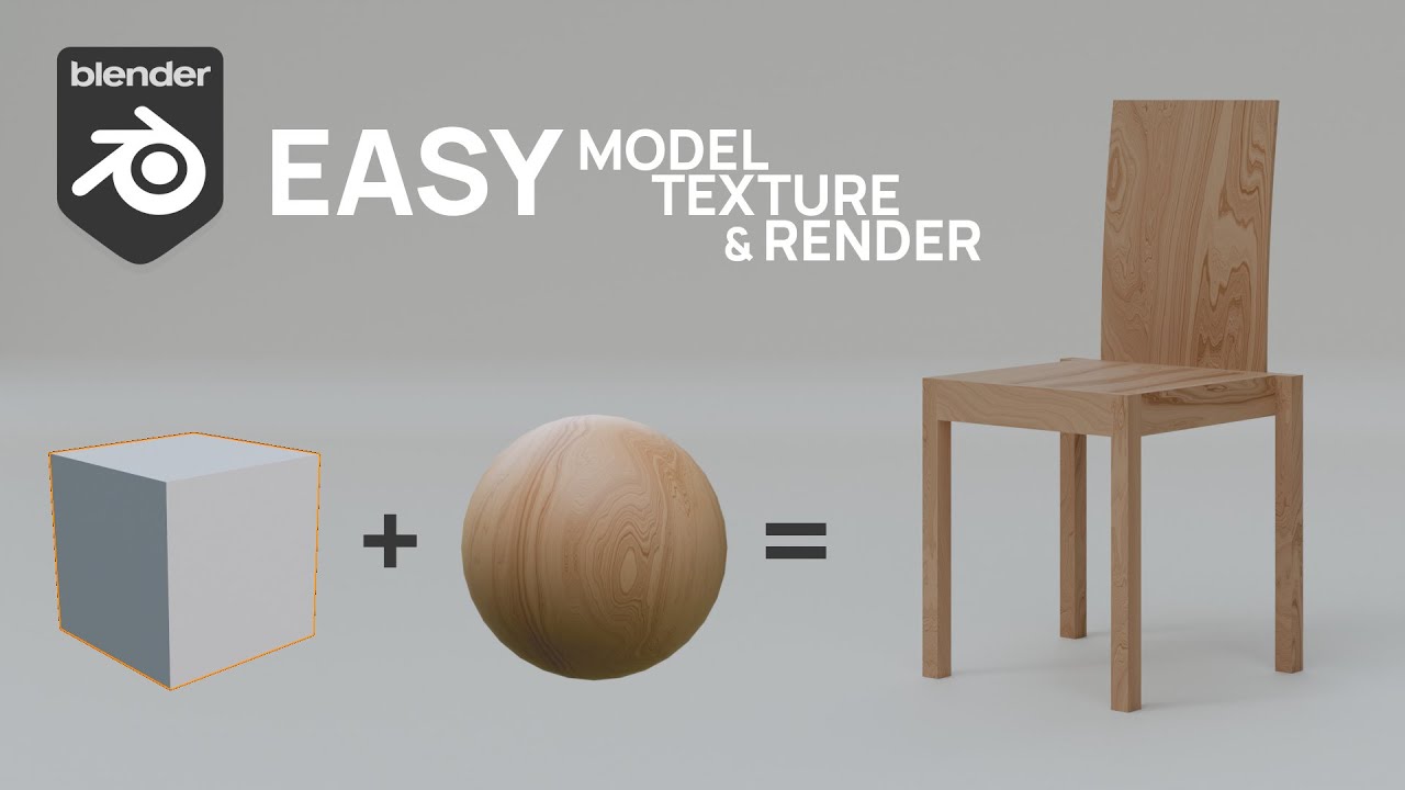 Create and render chair designed by Alvaro Siza - Blender Tutorial ...