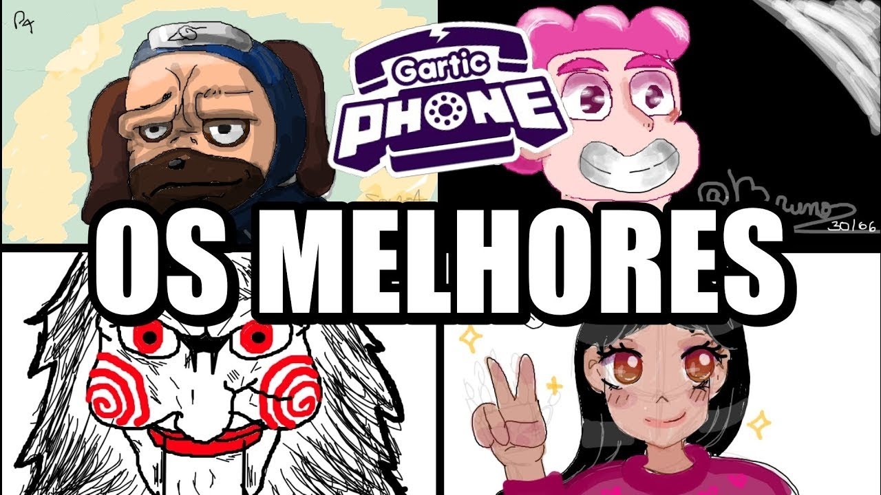 MELHORES DESENHOS DO GARTIC PHONE - YouTube