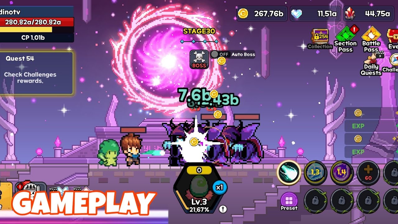 Pixel Dragon Knights: Idle RPG - 픽셀 드래곤 기사단: 방치형 RPG Gameplay - Android ...