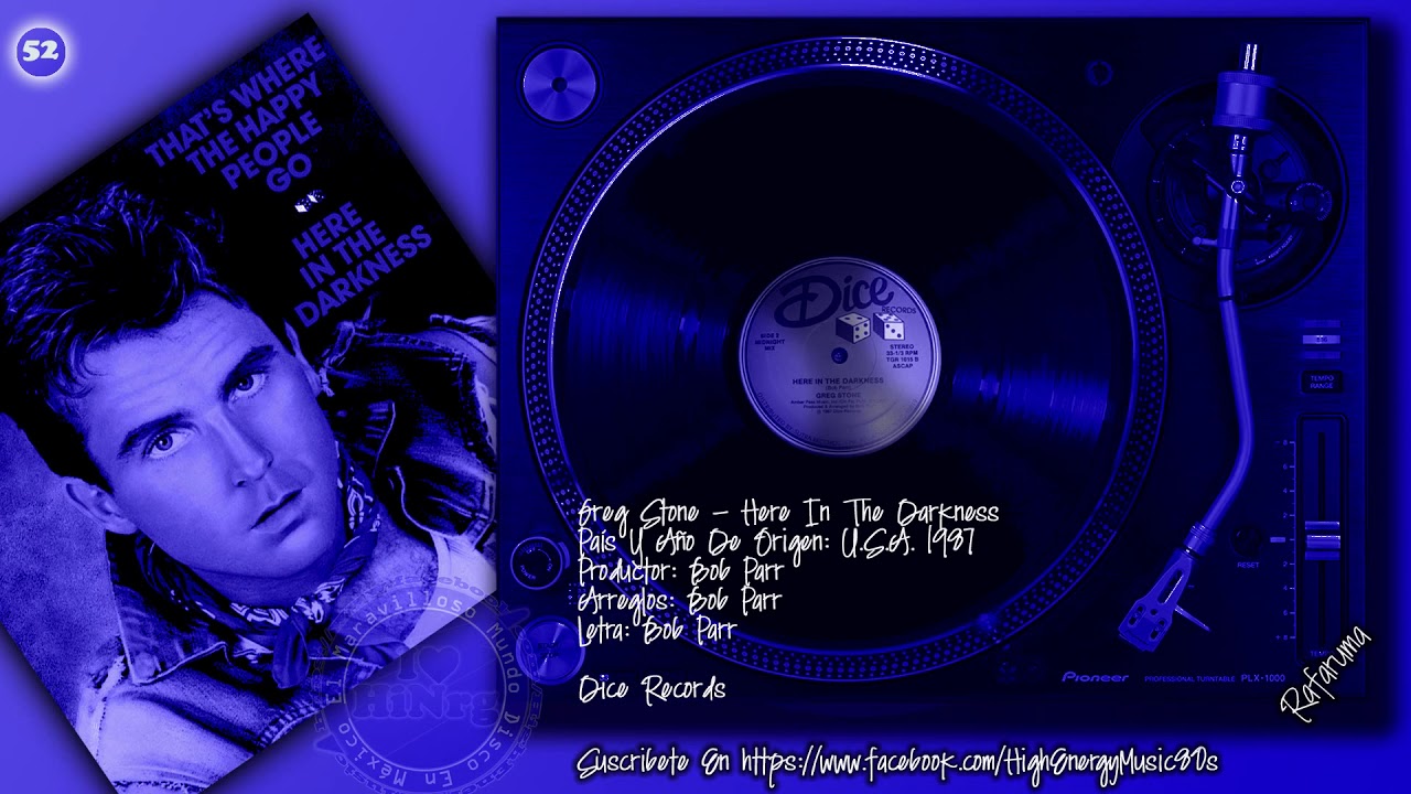 52 - Greg Stone - Here In The Darkness (U.S.A. 1987) High Energy Music ...
