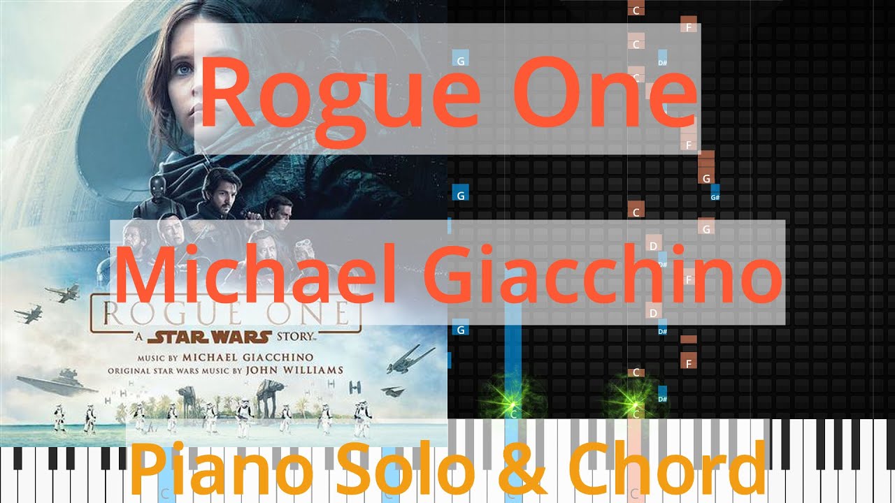 🎹Rogue One, Solo & Chord, Michael Giacchino, Synthesia Piano - YouTube